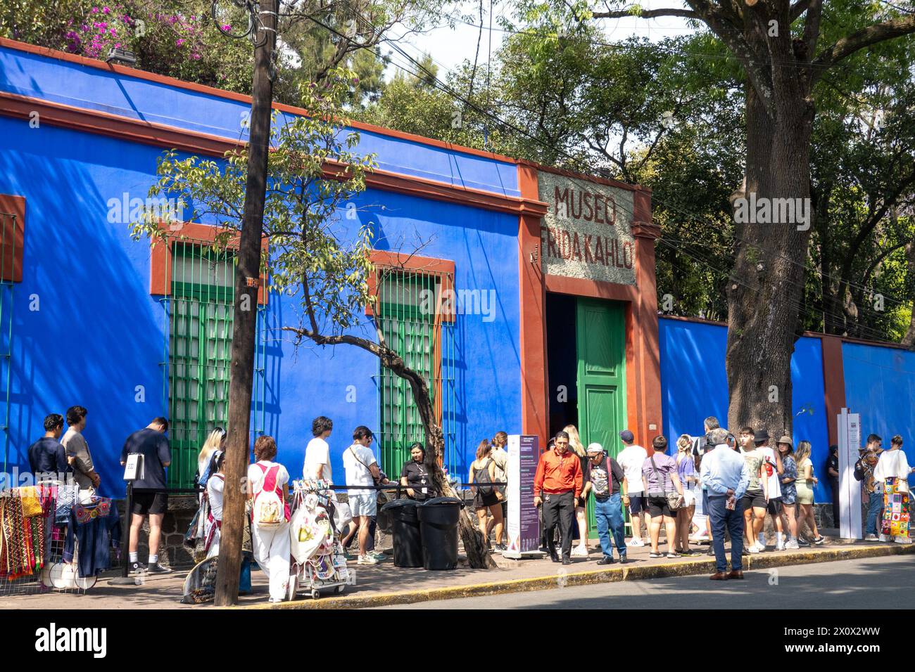 March 13, 2024, Mexico City, Mexico: Visitors wait in line outside The ...