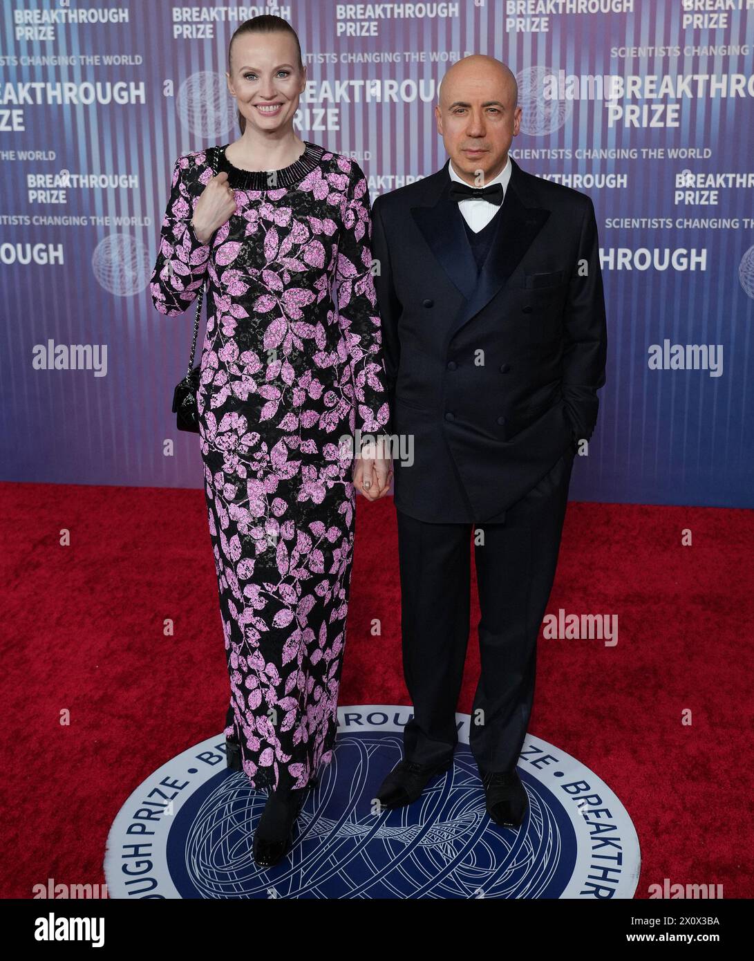 (L-R) Julia Milner and Yuri Milner at the 10th Annual Breakthrough ...