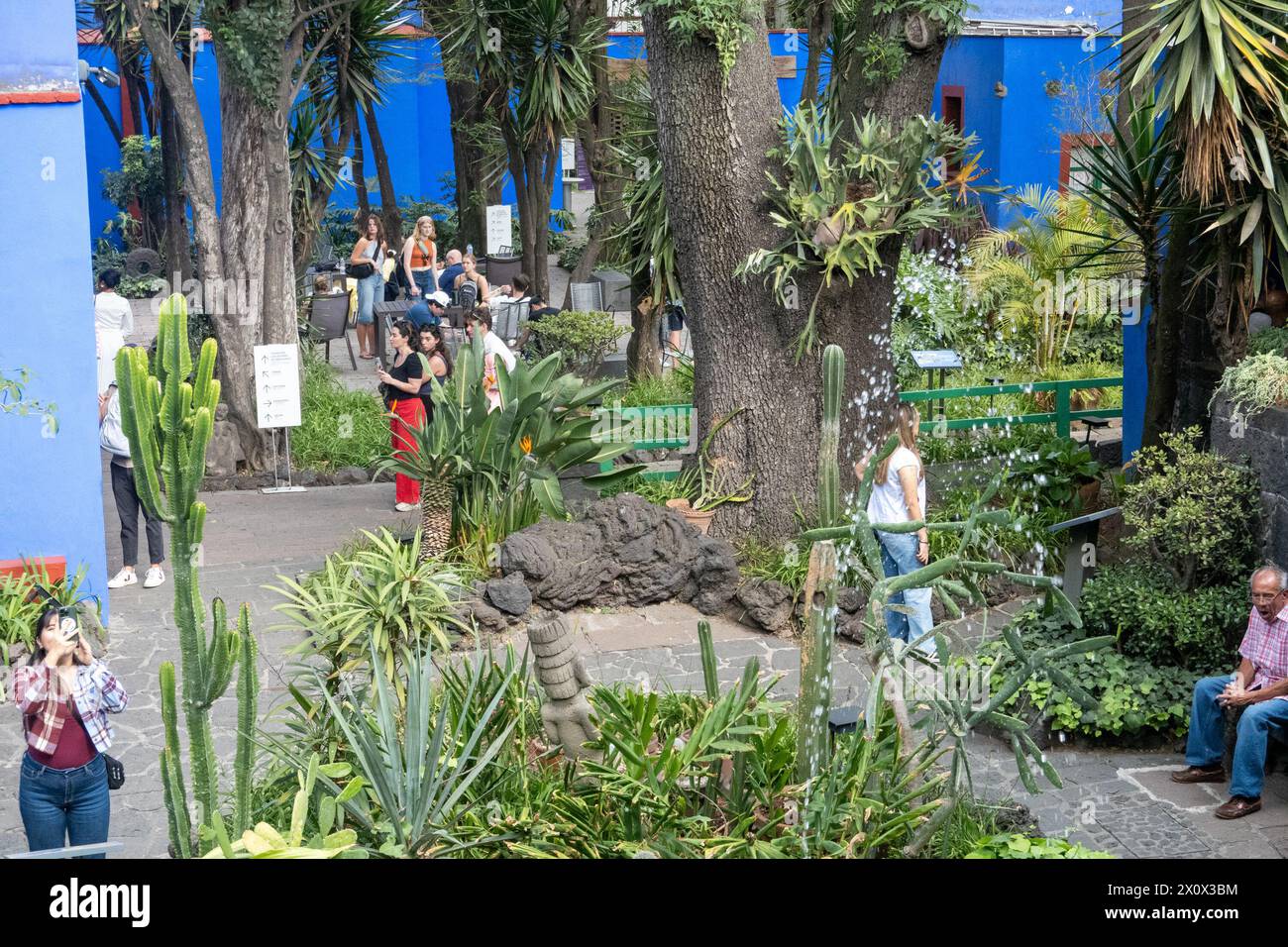 March 13, 2024, Mexico City, Mexico: Visitors walk through the ...