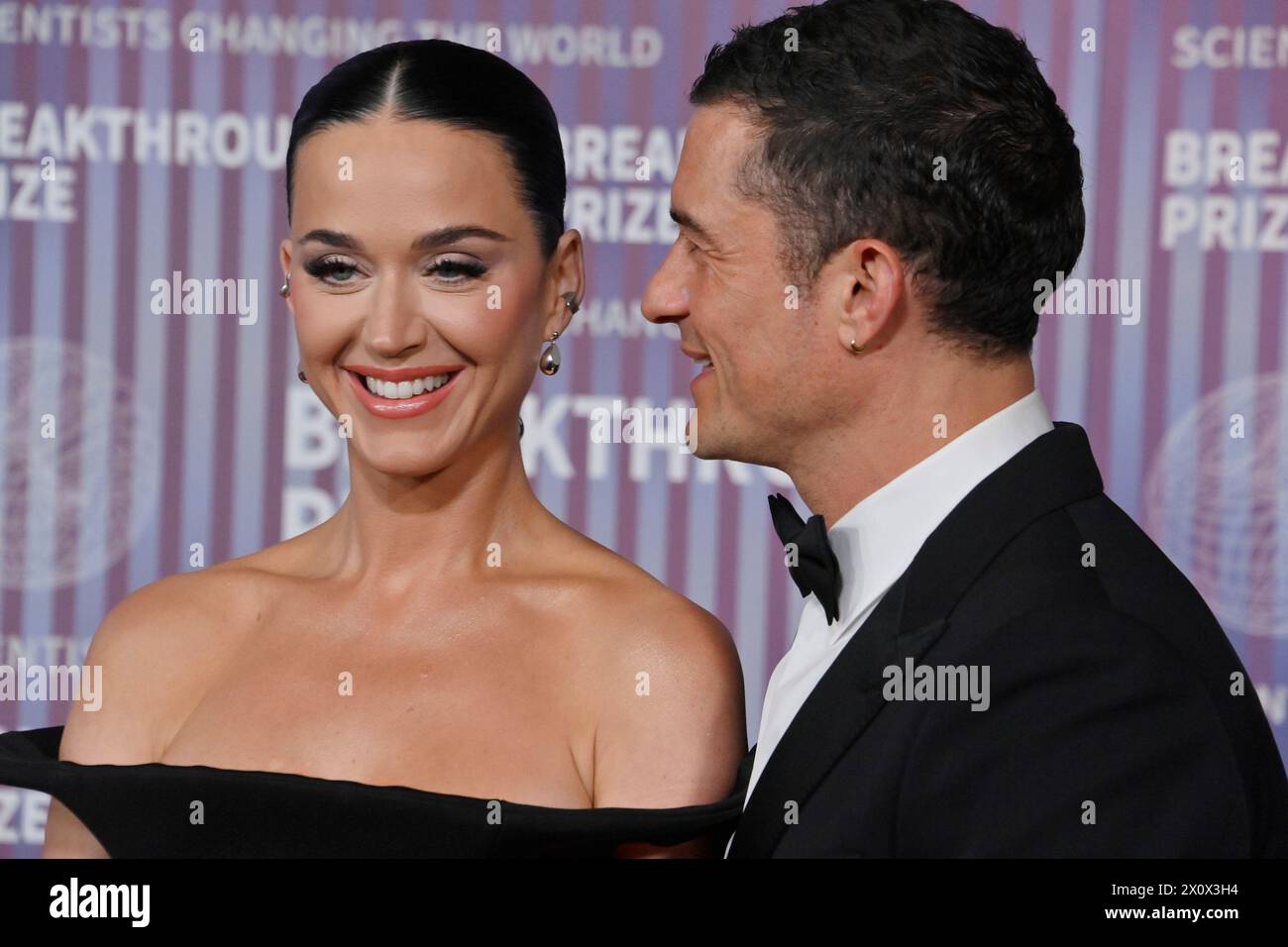 Katy Perry and Orlando Bloom attend the 10th annual Breakthrough Prize ...