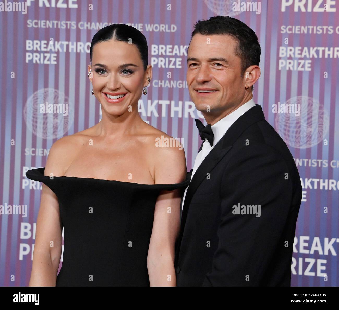 Katy Perry and Orlando Bloom attend the 10th annual Breakthrough Prize ...