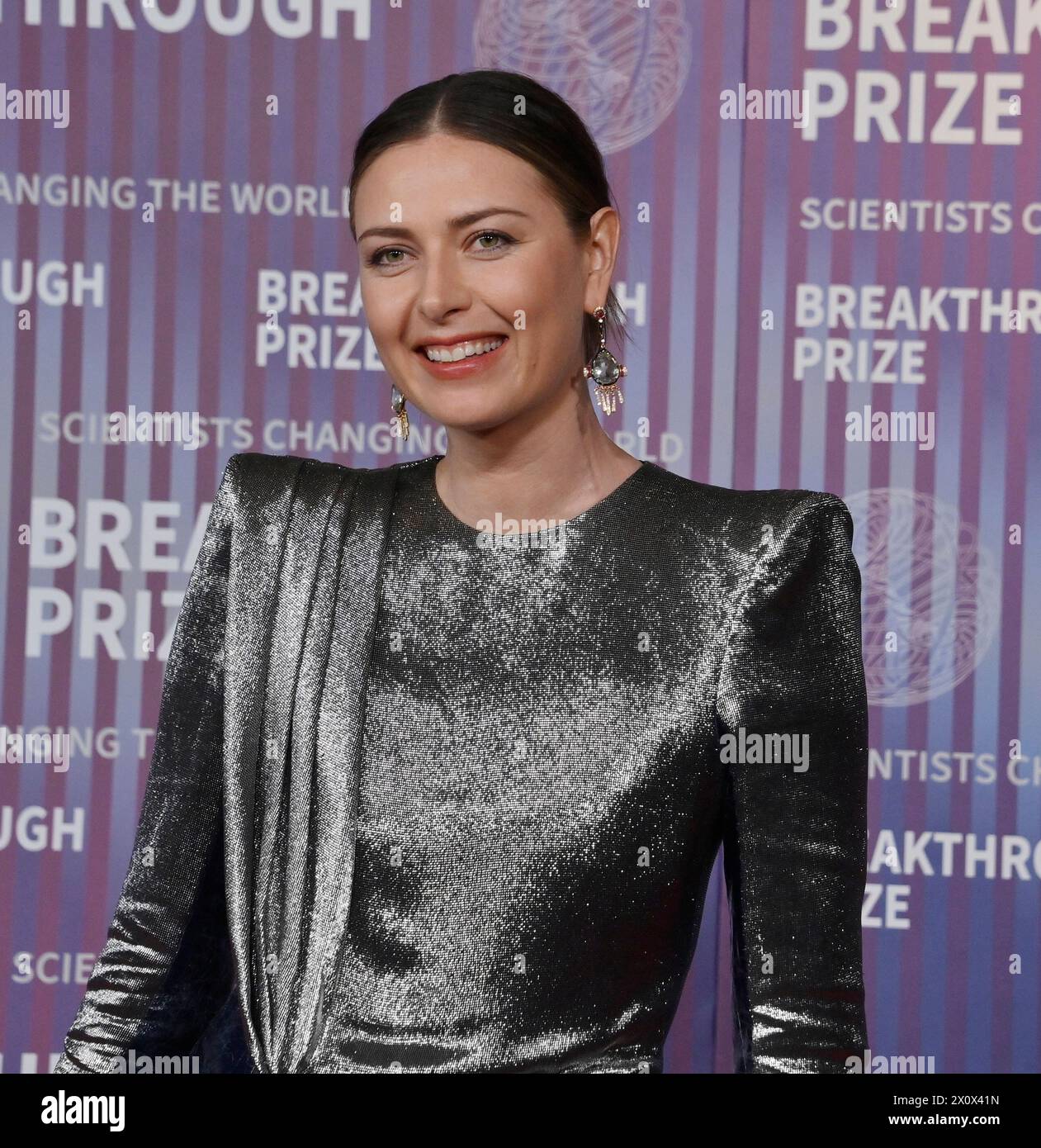 Maria Sharapova attends the 10th annual Breakthrough Prize ceremony at ...