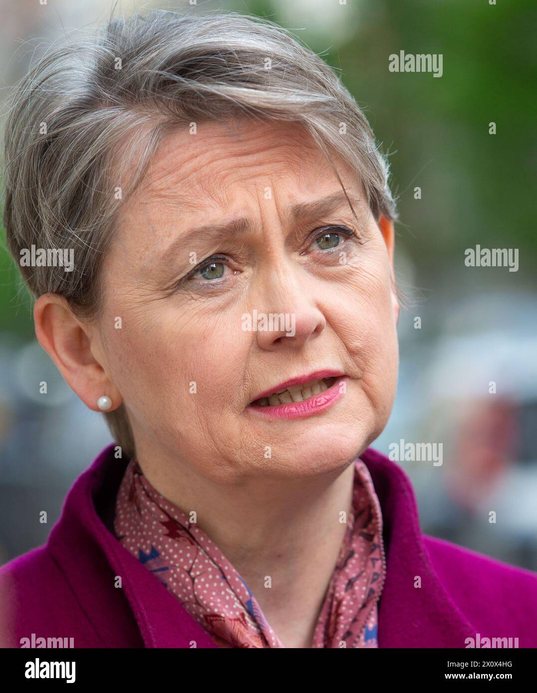 London, England, UK. 14th Apr, 2024. Shadow Home Secretary YVETTE ...