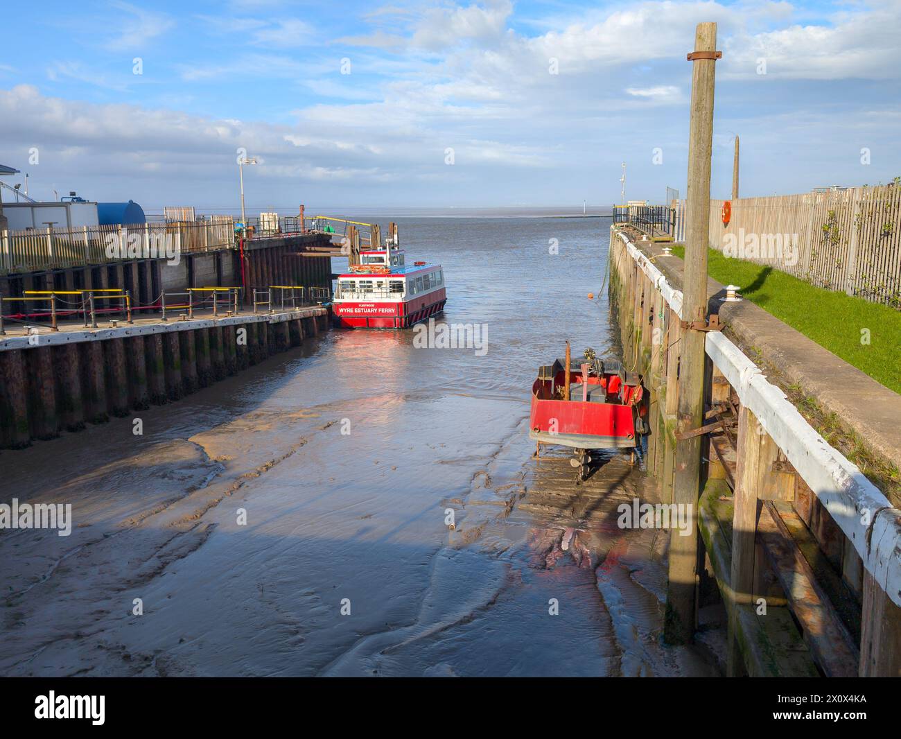 The Knott End to Fleetwood ferry at Fleetwood Stock Photo - Alamy