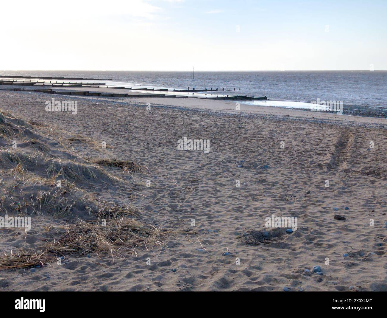Ferry beach at Fleetwood Stock Photo - Alamy