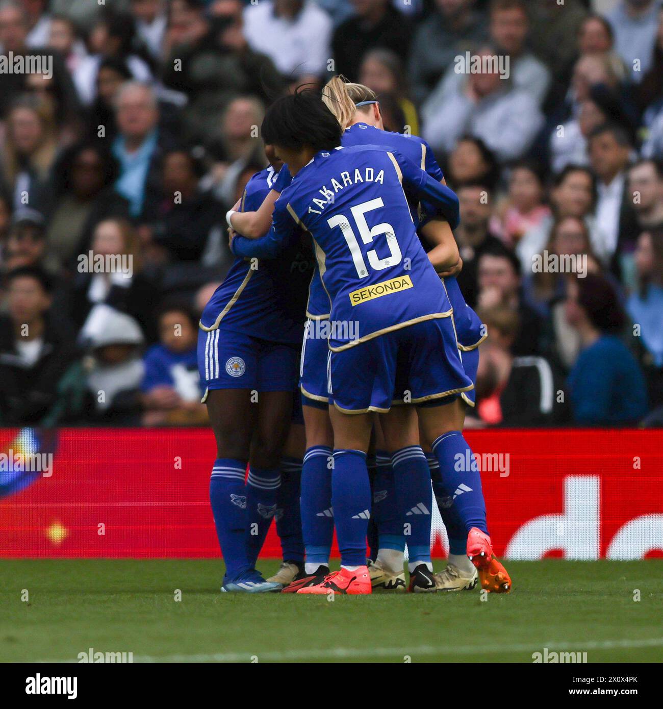London, UK. 14th Apr, 2024. Jutta Rantala of Leicester City Women ...