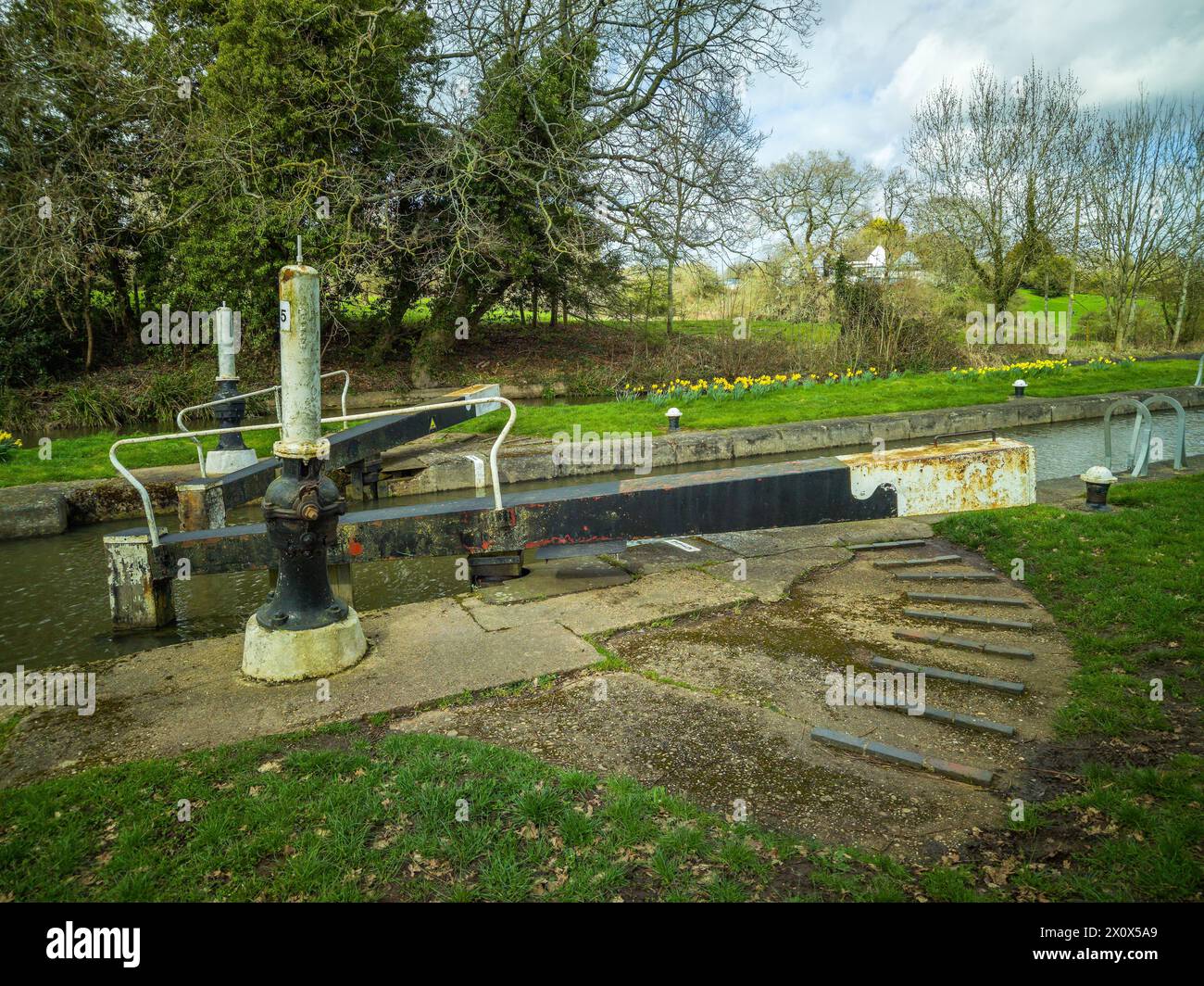 Hatton Locks Grand Union Canal Warwickshire England UK Stock Photo - Alamy