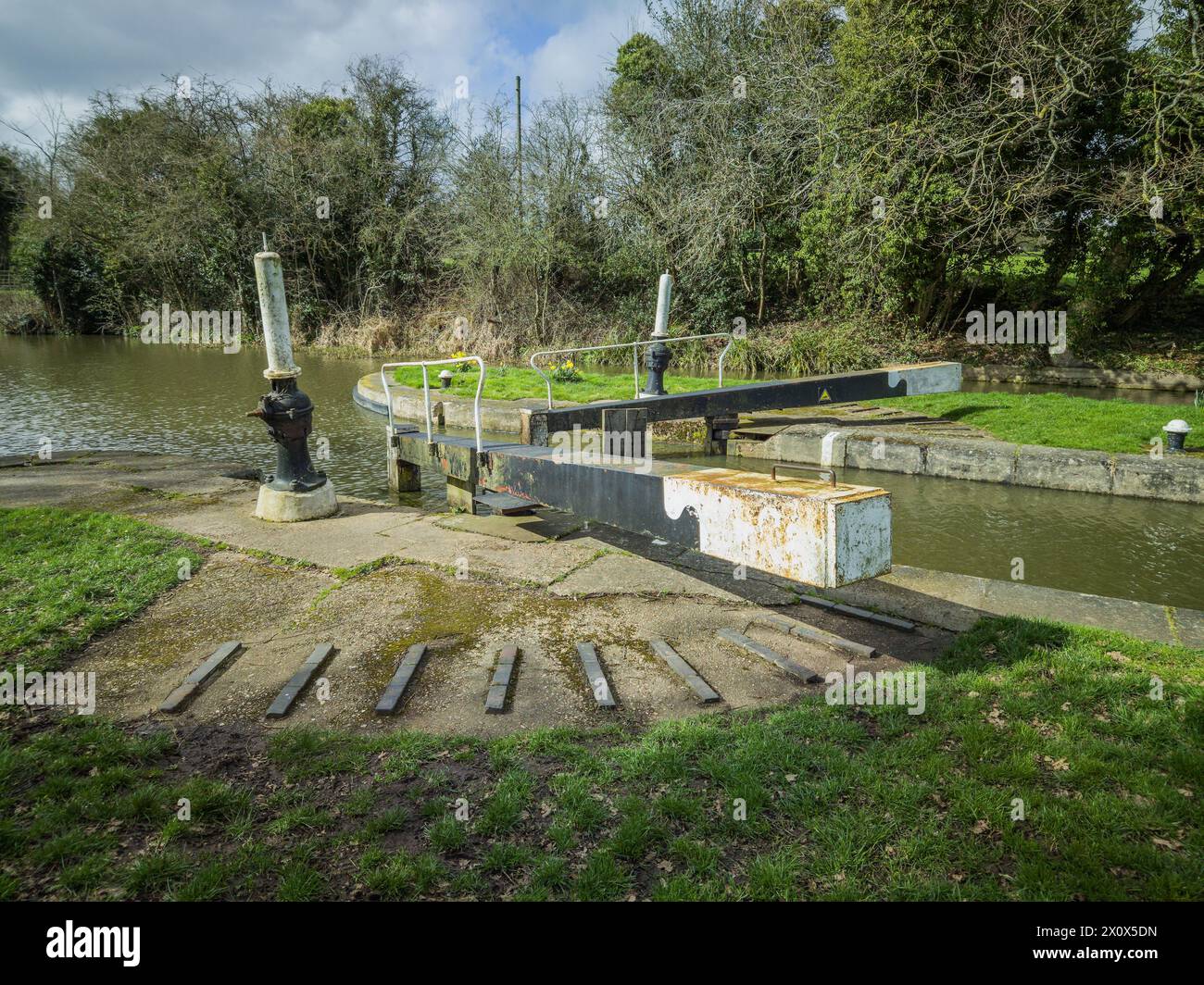 Hatton Locks Grand Union Canal Warwickshire England UK Stock Photo - Alamy