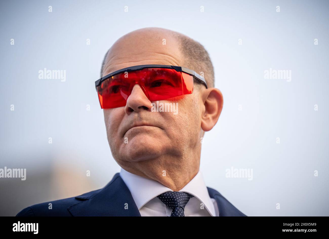 14 April 2024, China, Chongqing: Chancellor Olaf Scholz (SPD) visits ...