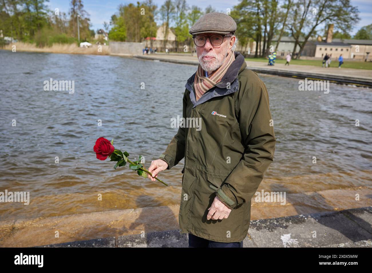14 April 2024, Brandenburg, Fürstenberg/Havel: Holocaust survivor Ib ...