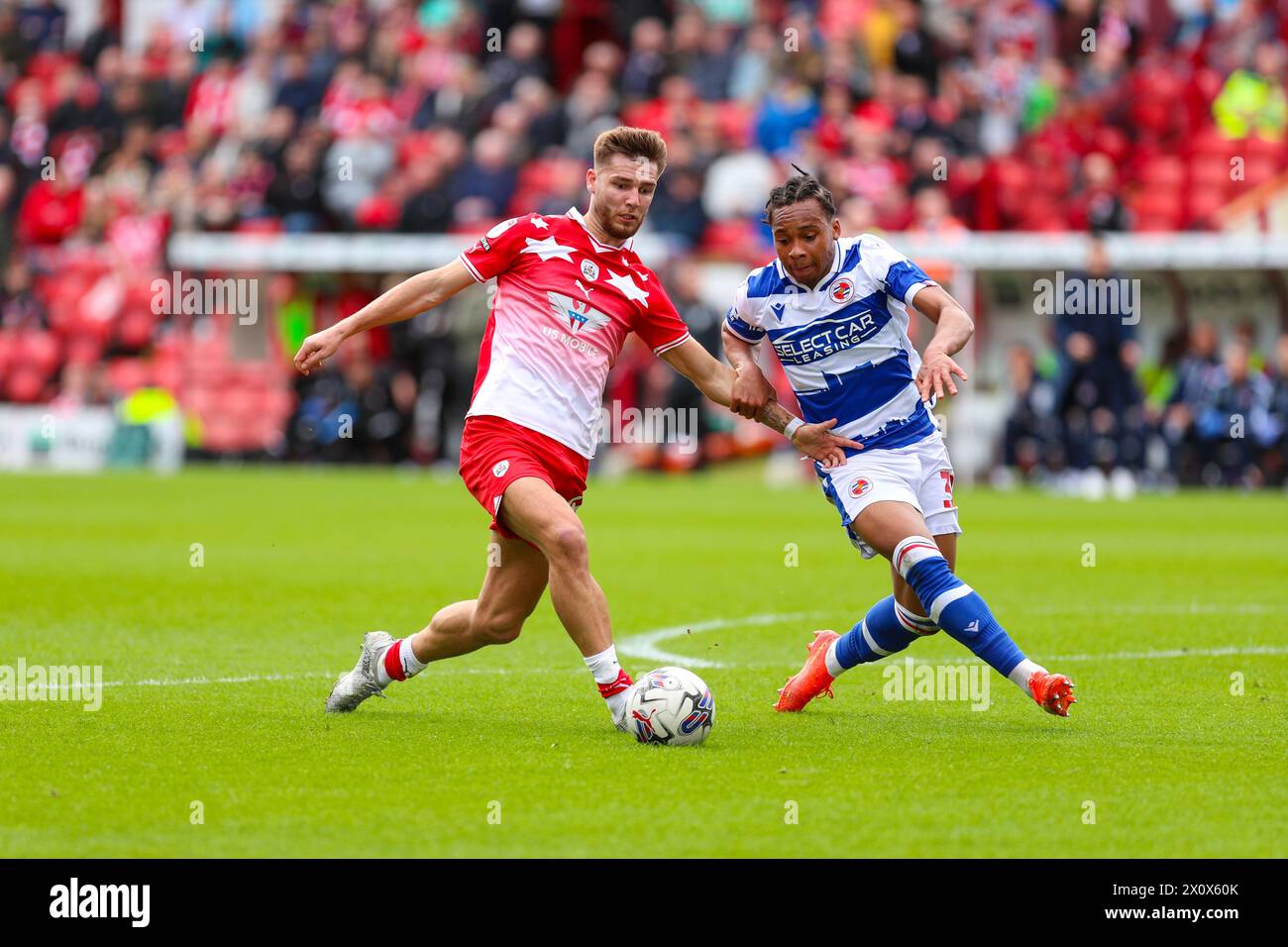 Oakwell Stadium, Barnsley, England - 13th April 2024 John McAtee (45 ...