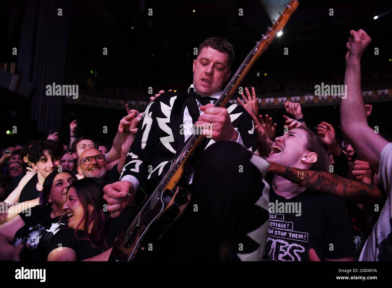 The Hives performing at Eventim Apollo LONDON, ENGLAND - APRIL 13 ...