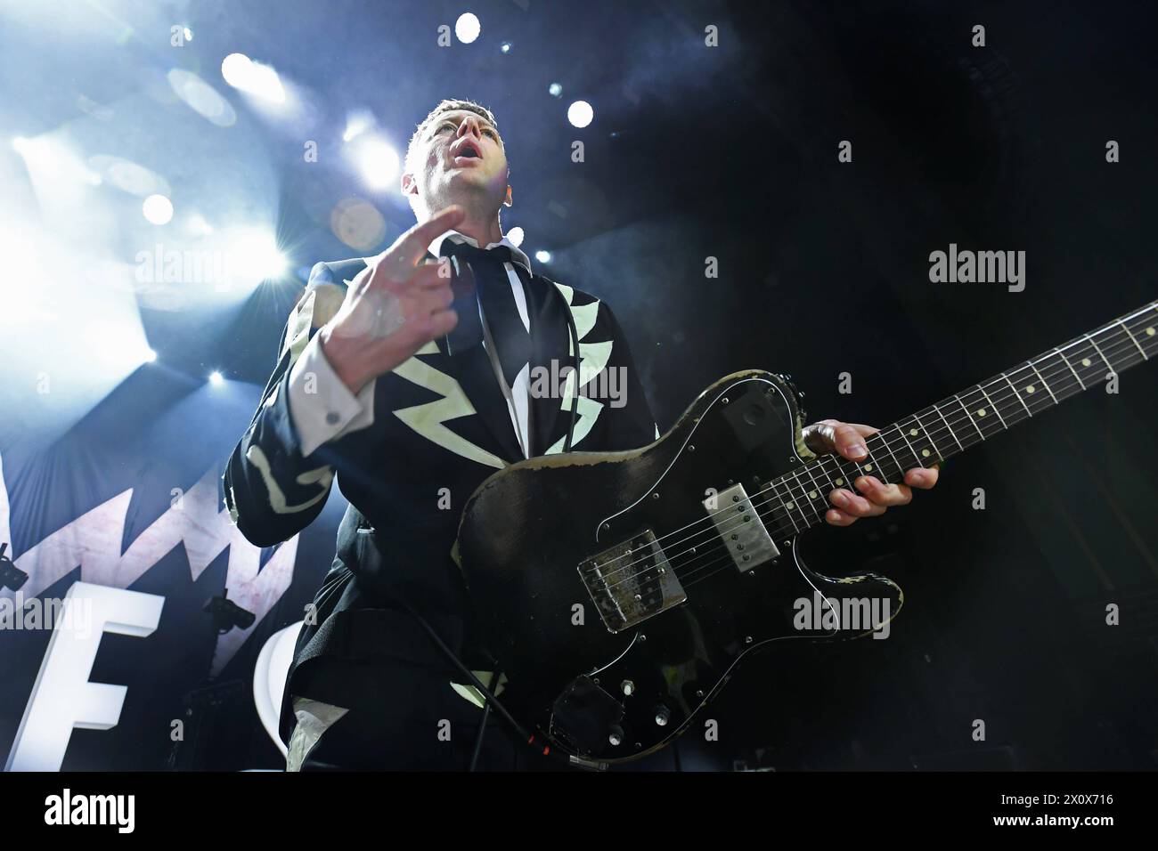 The Hives performing at Eventim Apollo LONDON, ENGLAND - APRIL 13 ...