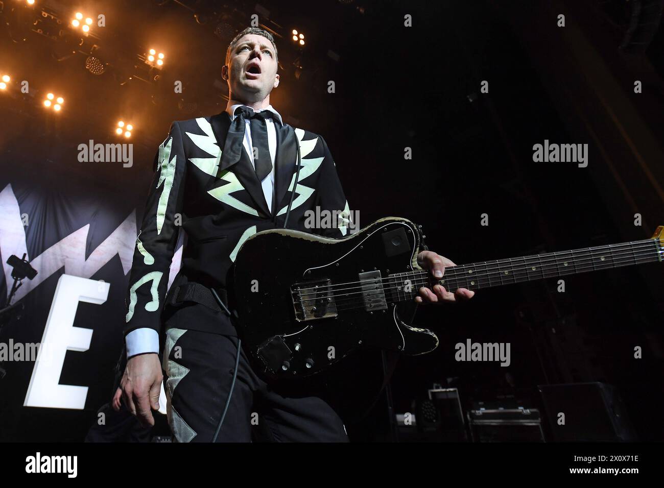 The Hives performing at Eventim Apollo LONDON, ENGLAND - APRIL 13 ...