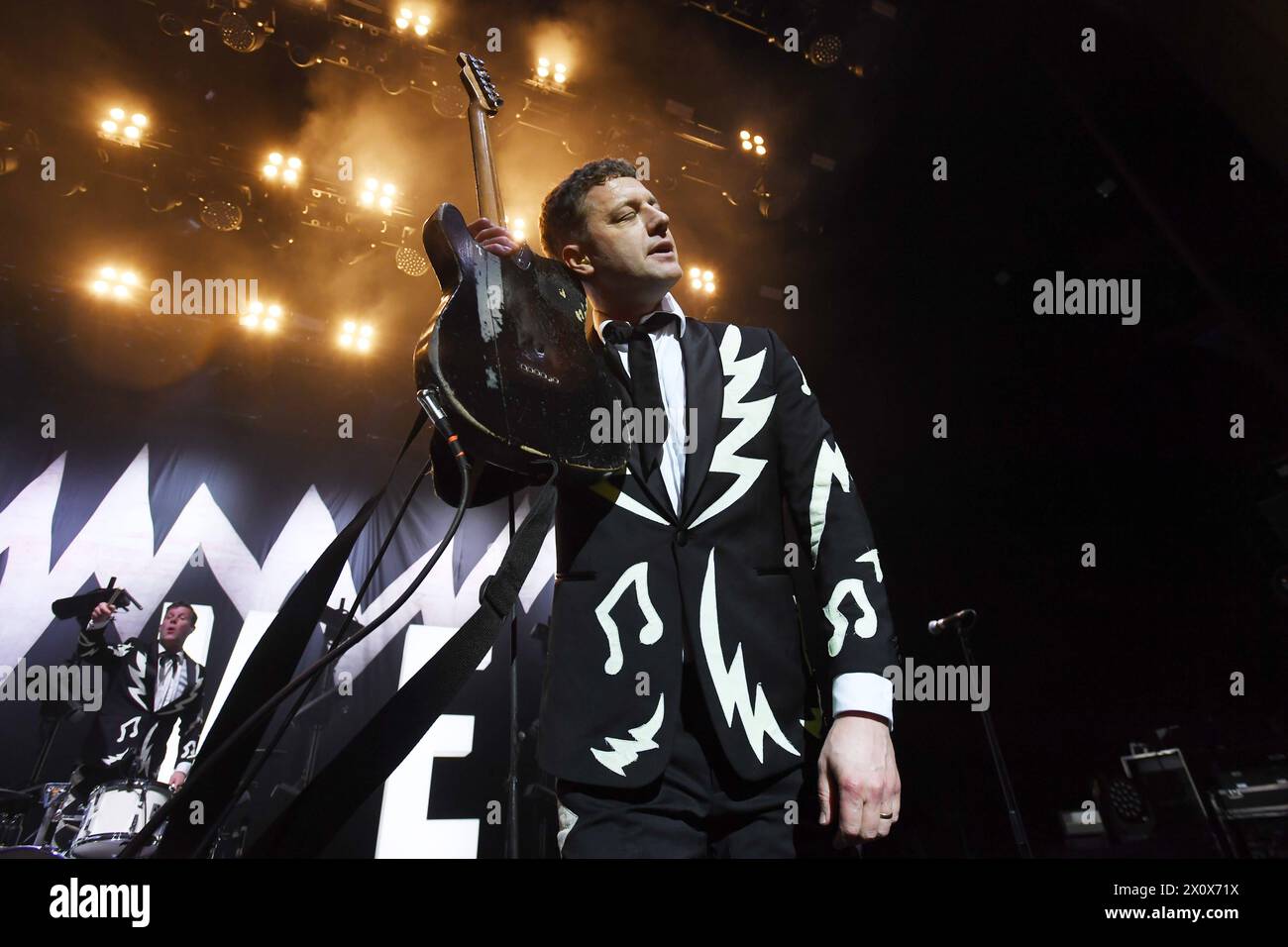 The Hives performing at Eventim Apollo LONDON, ENGLAND - APRIL 13 ...