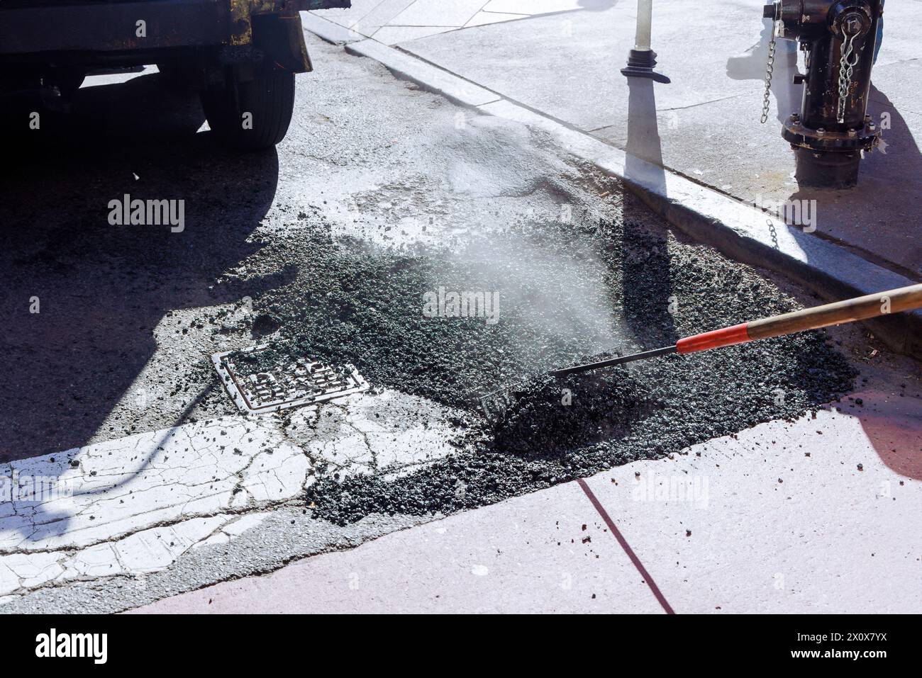 Pavement reconstruction hi-res stock photography and images - Alamy