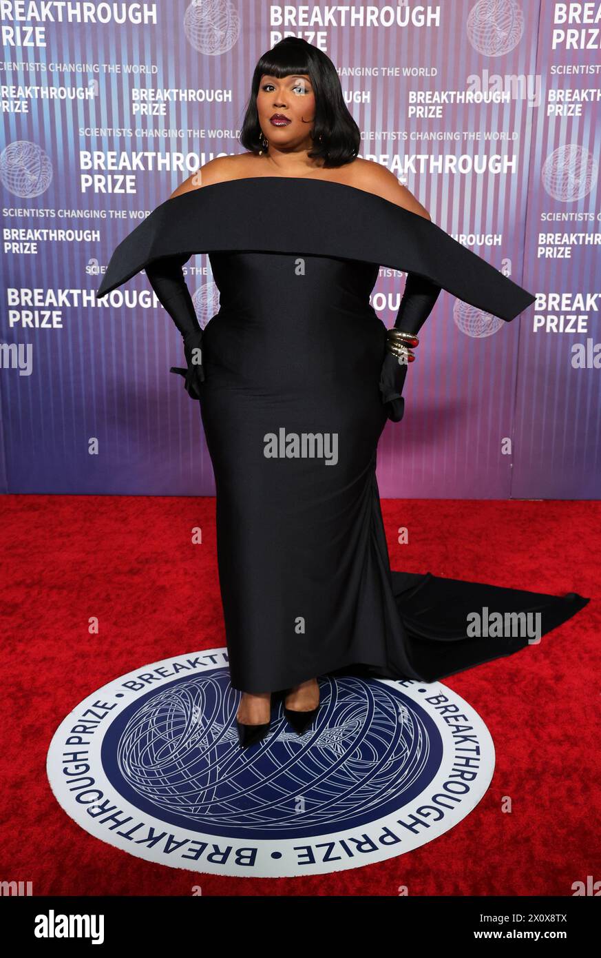 LOS ANGELES, CA - APRIL 13: Lizzo at the 10th Annual Breakthrough Prize ...