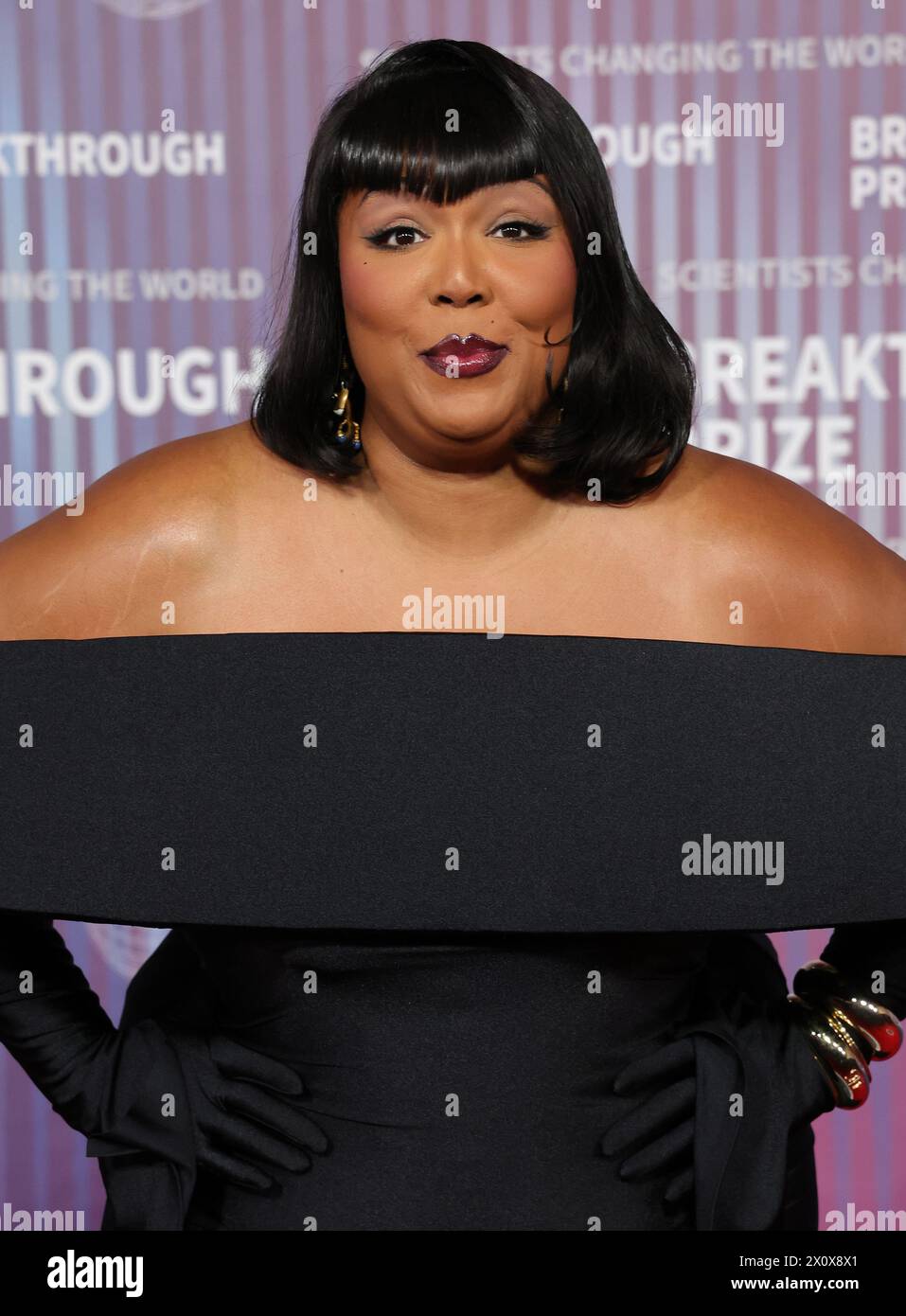 LOS ANGELES, CA - APRIL 13: Lizzo at the 10th Annual Breakthrough Prize ...