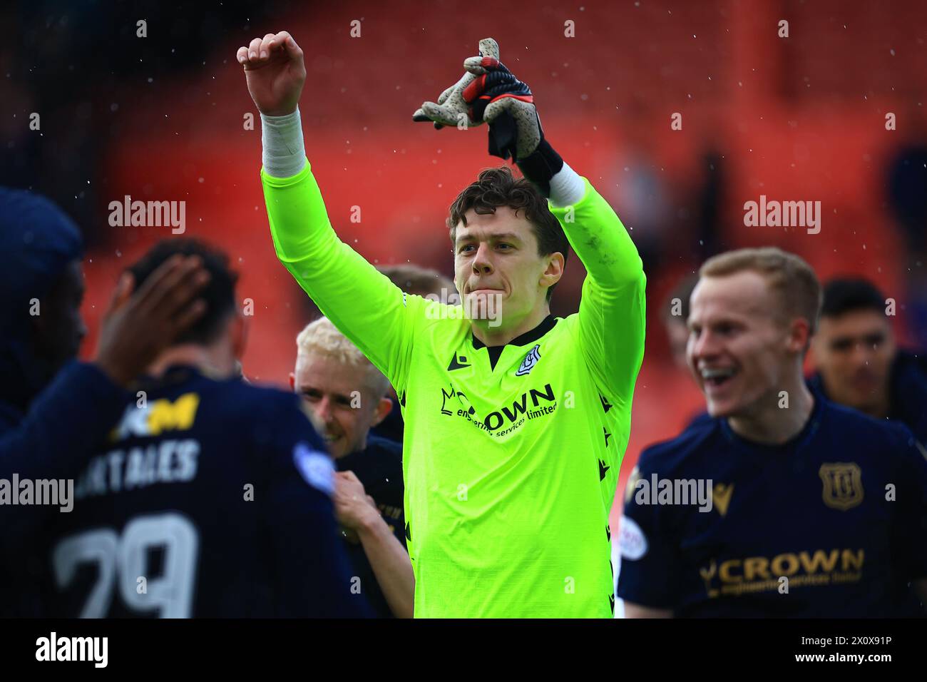 13th April 2024; Pittodrie Stadium, Aberdeen, Scotland; Scottish ...