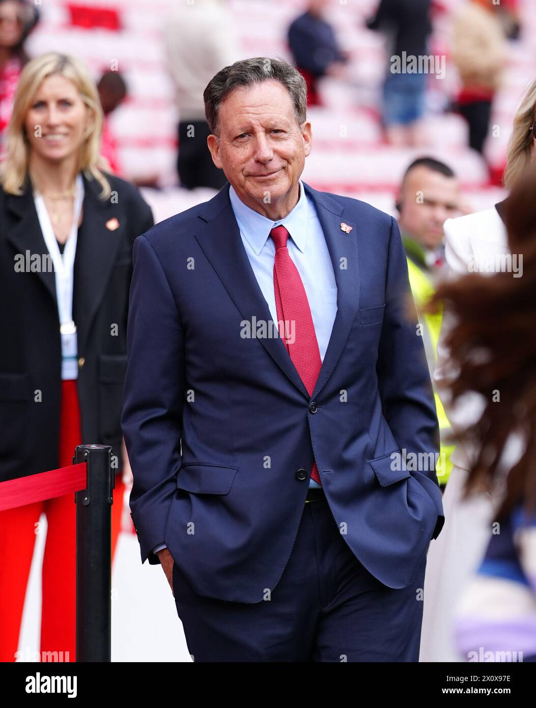 Liverpool chairman tom werner ahead of the premier league match at ...