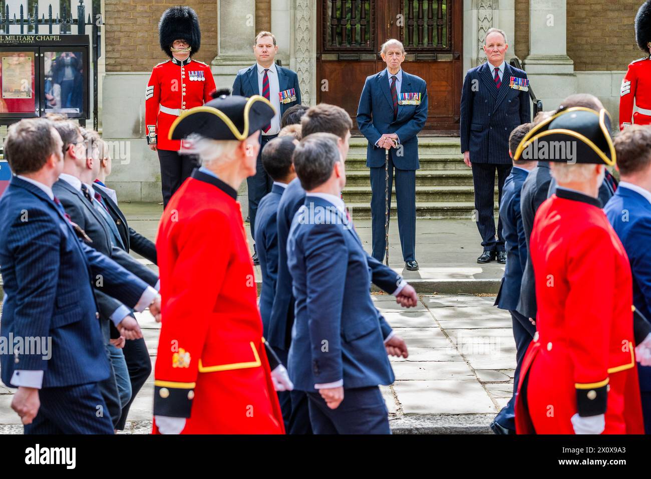 London, UK. 14th Apr, 2024. HRH The Duke of Kent back at Wellington ...
