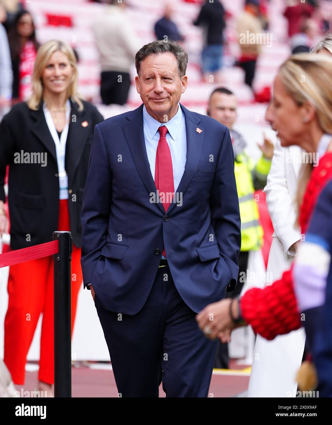 Liverpool chairman tom werner ahead of the premier league match at ...