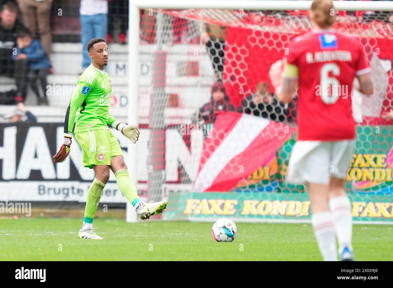 Superliga match between Vejle Boldklub and Randers FC at Vejle Stadium ...