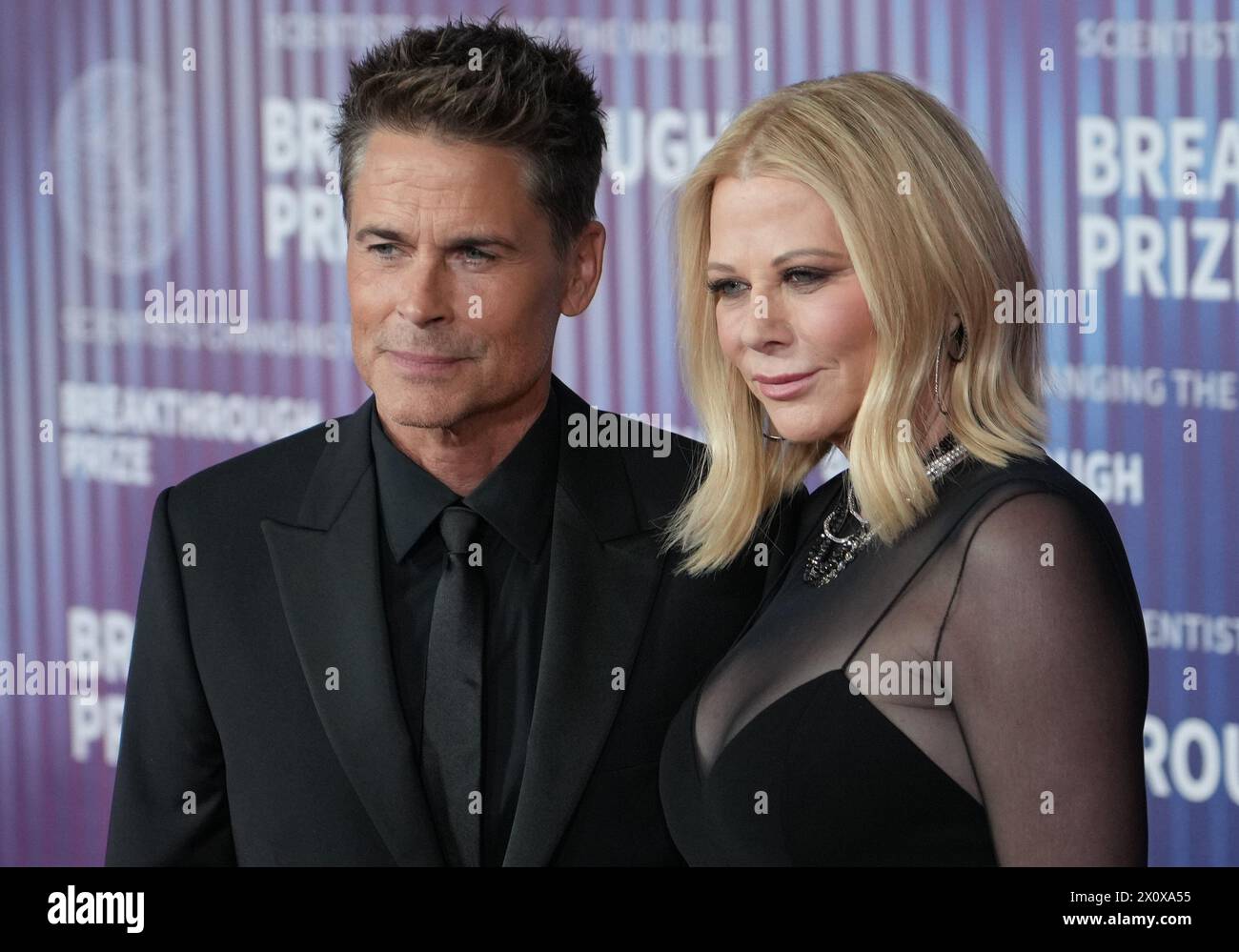 Los Angeles, USA. 13th Apr, 2024. (L-R) Rob Lowe and Sheryl Berkoff ...