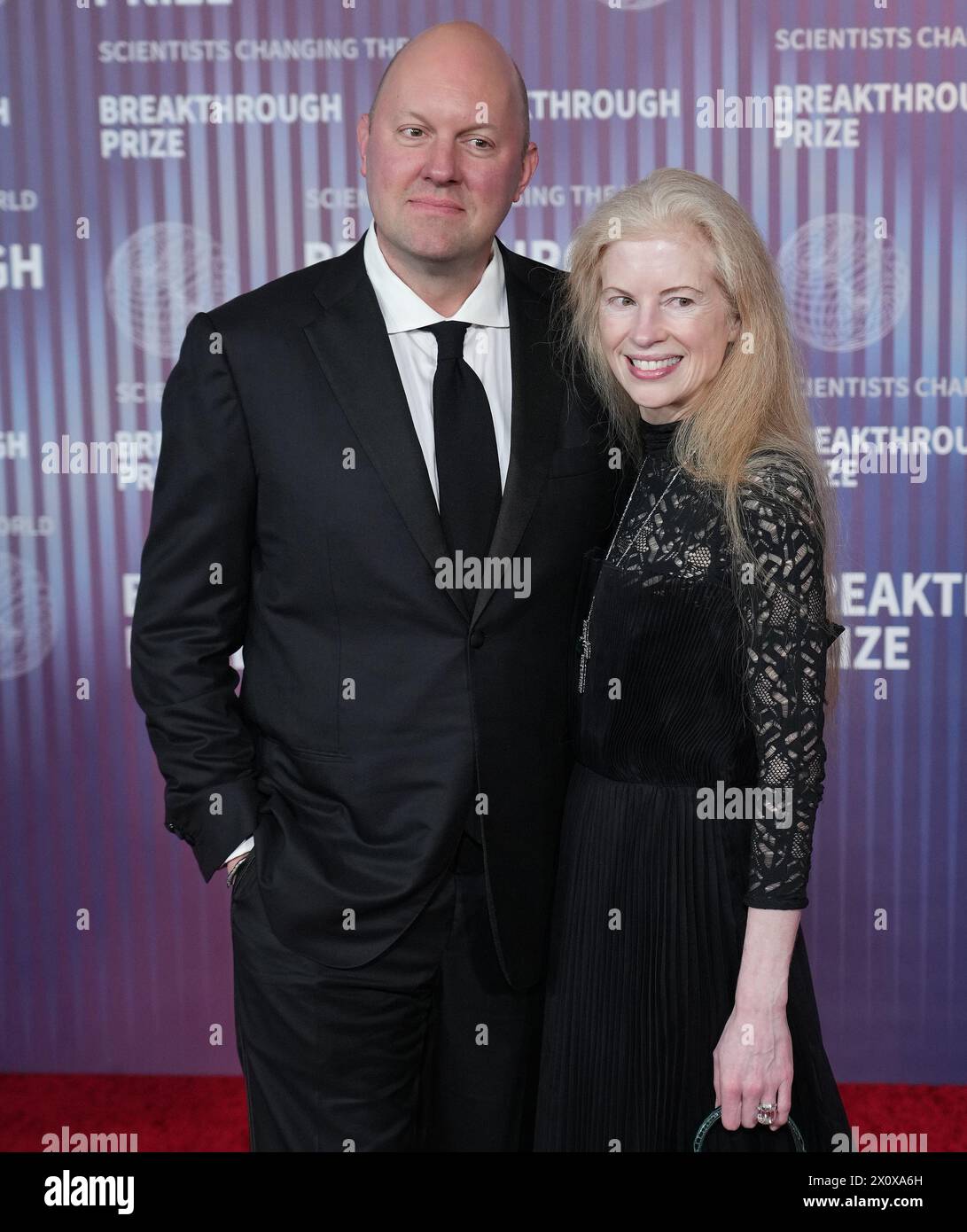 (L-R) Marc Andreessen and Laura Arrillaga-Andreessen arrives at the ...