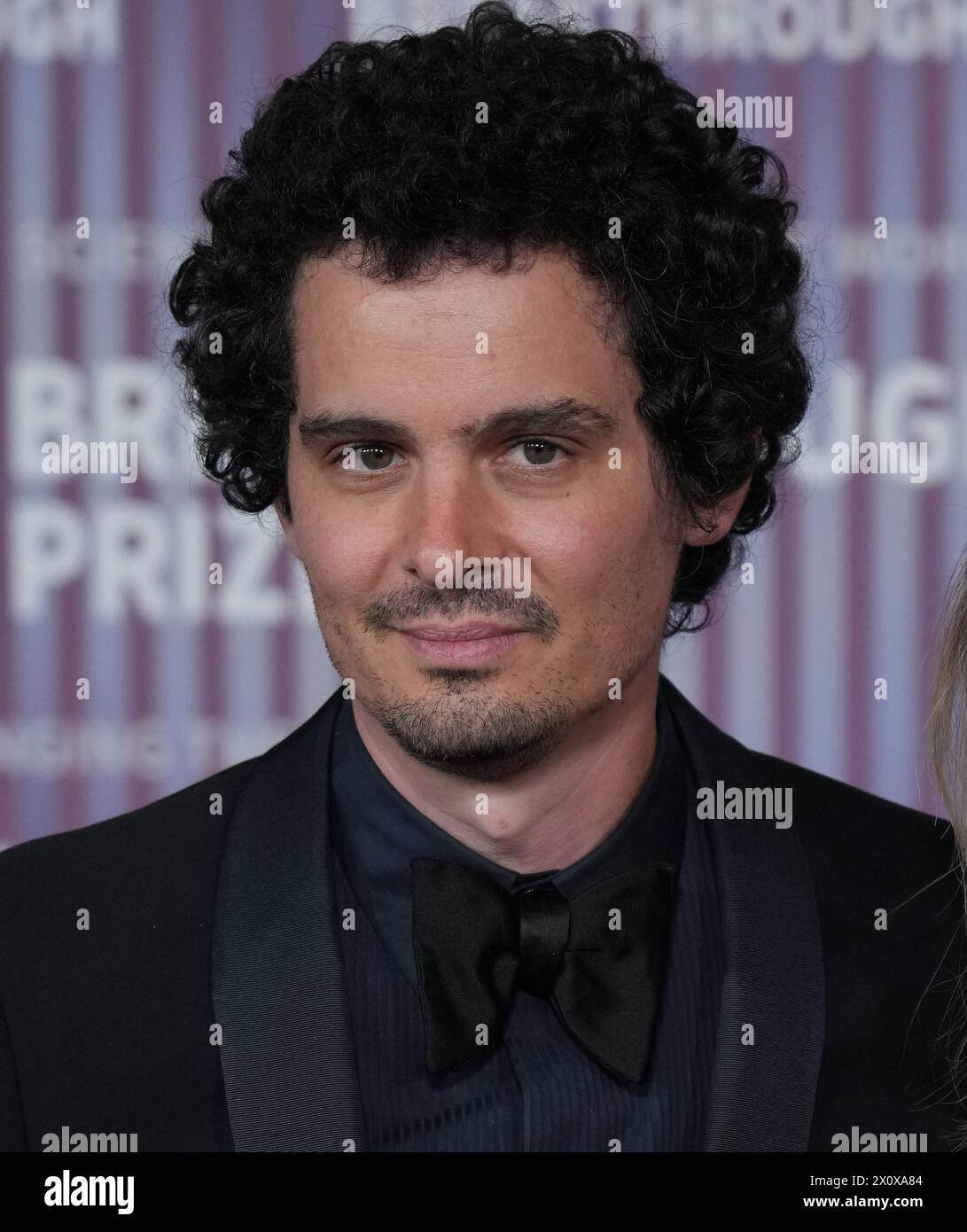 Damien Chazelle arrives at the 10th Annual Breakthrough Prize Ceremony ...