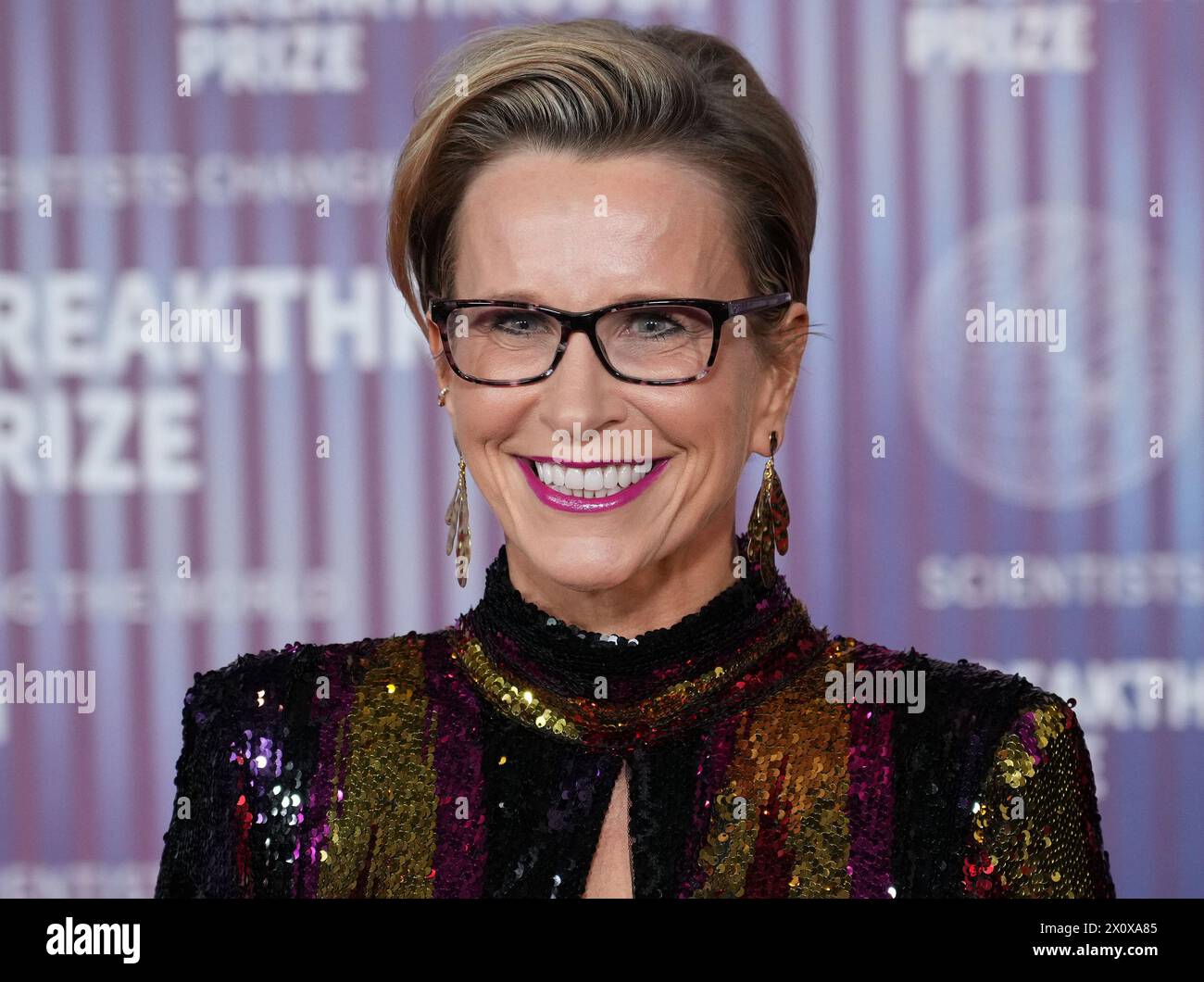 CEO of GlaxoSmithKline Dame Emma Walmsley arrives at the 10th Annual Breakthrough Prize Ceremony ...