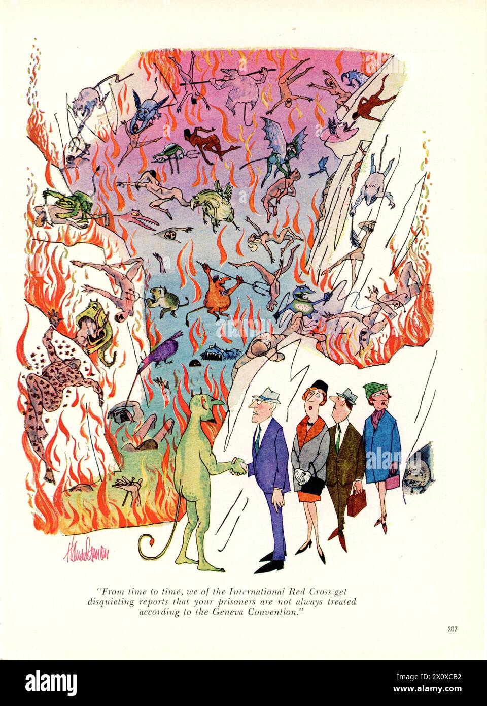 Vintage "Playboy" magazine September 1968 issue cartoon, USA Stock ...