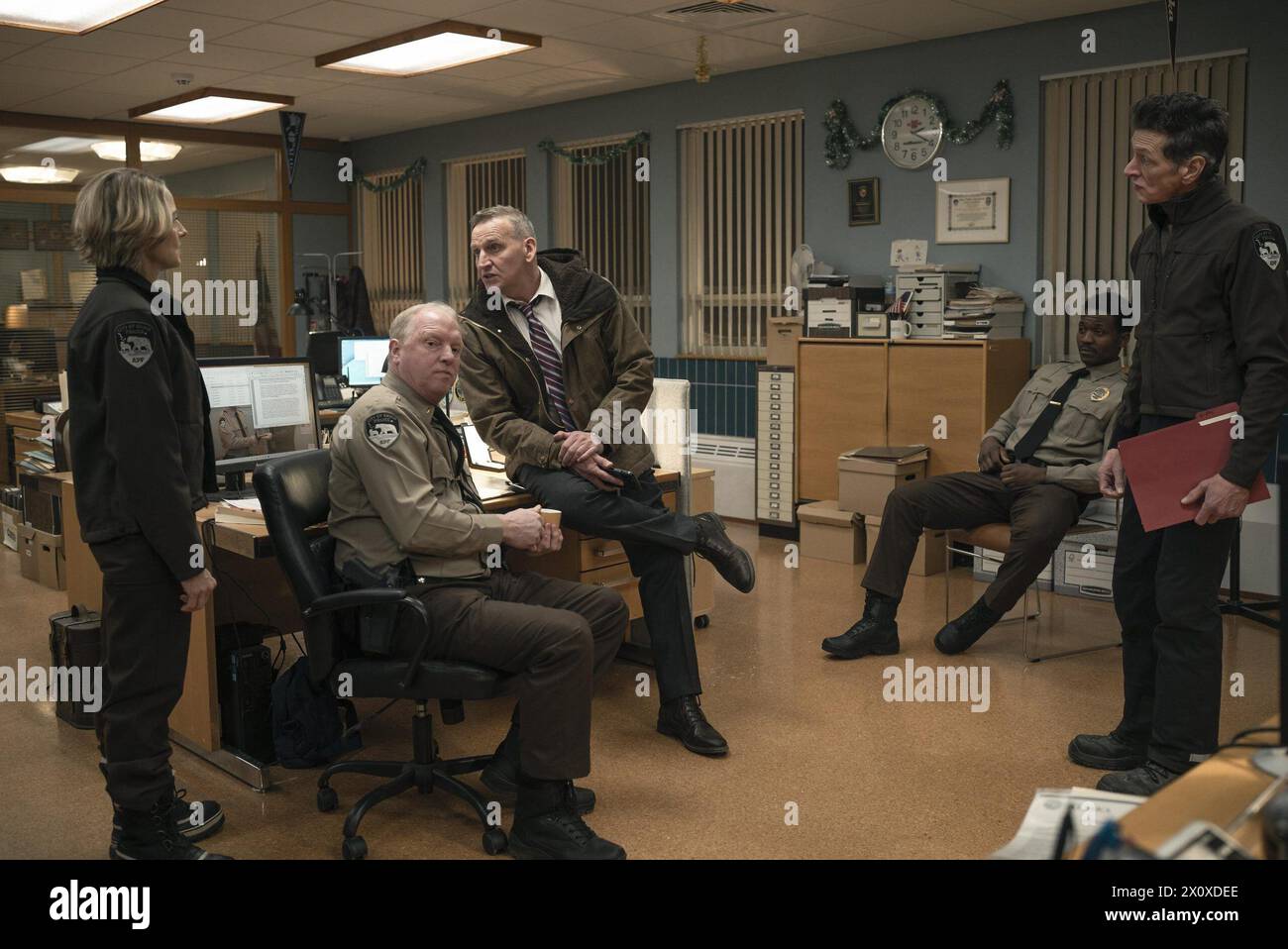 JODIE FOSTER, CHRISTOPHER ECCLESTON and JOHN HAWKES in TRUE DETECTIVE ...