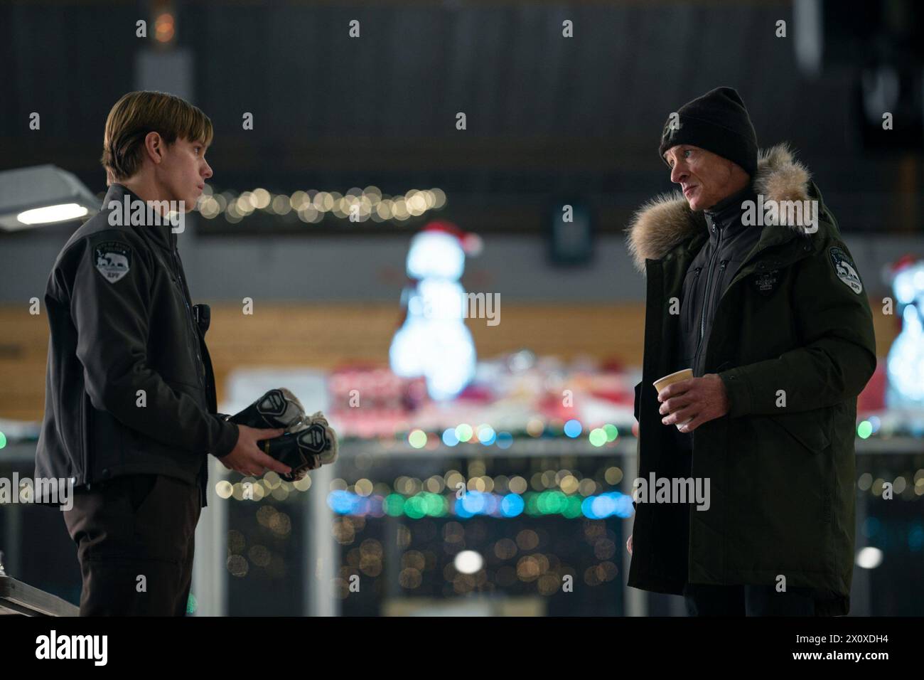 JOHN HAWKES and FINN BENNETT in TRUE DETECTIVE (2024), directed by CARY ...