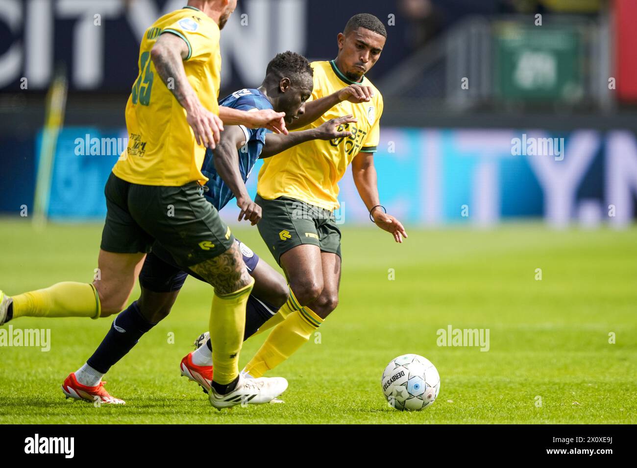 Sittard, The Netherlands. 14th Apr, 2024. Sittard - Yankuba Minteh of ...