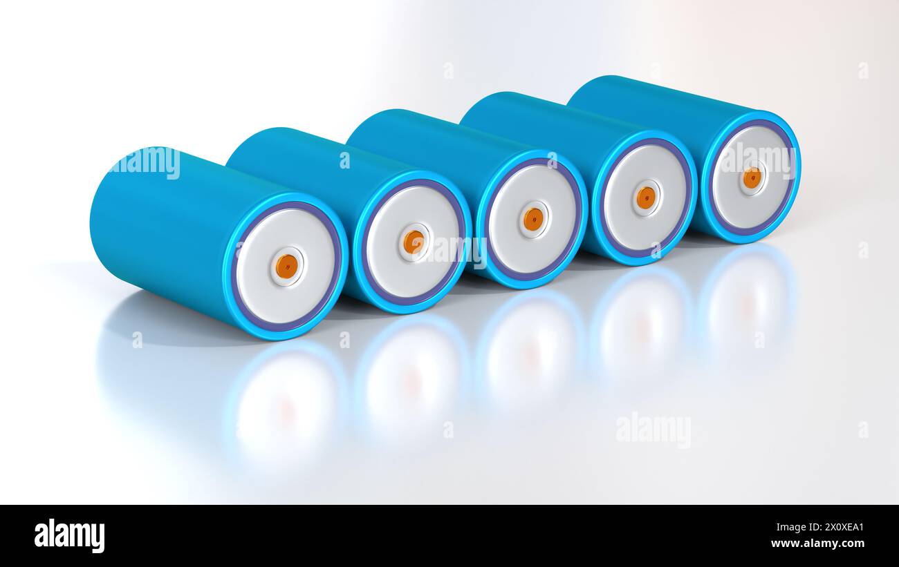 blue 4680 battery pack, High-capacity accumulator cell modules, tables ...