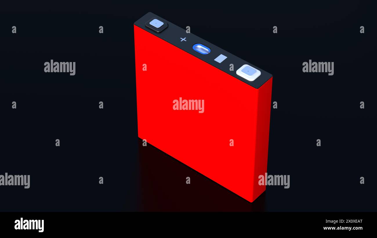 red prismatic LFP cell, NMC Prismatic battery's for electric vehicles ...