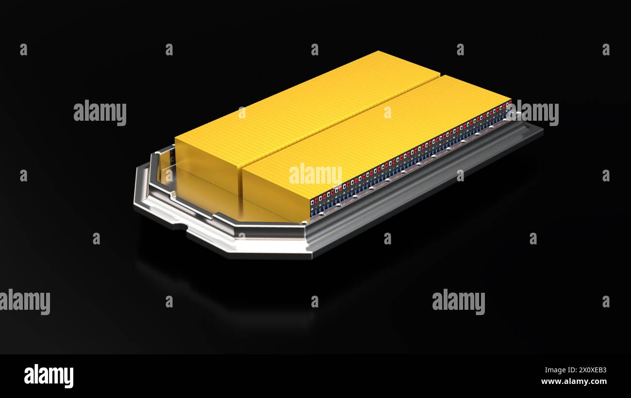 Prismatic High-capacity Battery pack Skateboard style for electric ...
