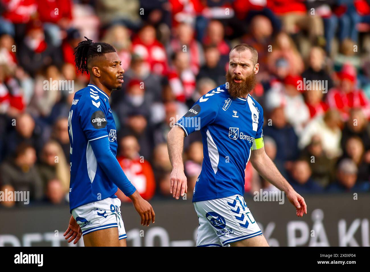 Fredrikstad, Norway, 13nd April 2024. Sarpsborg 08's Jo Inge Berget ...