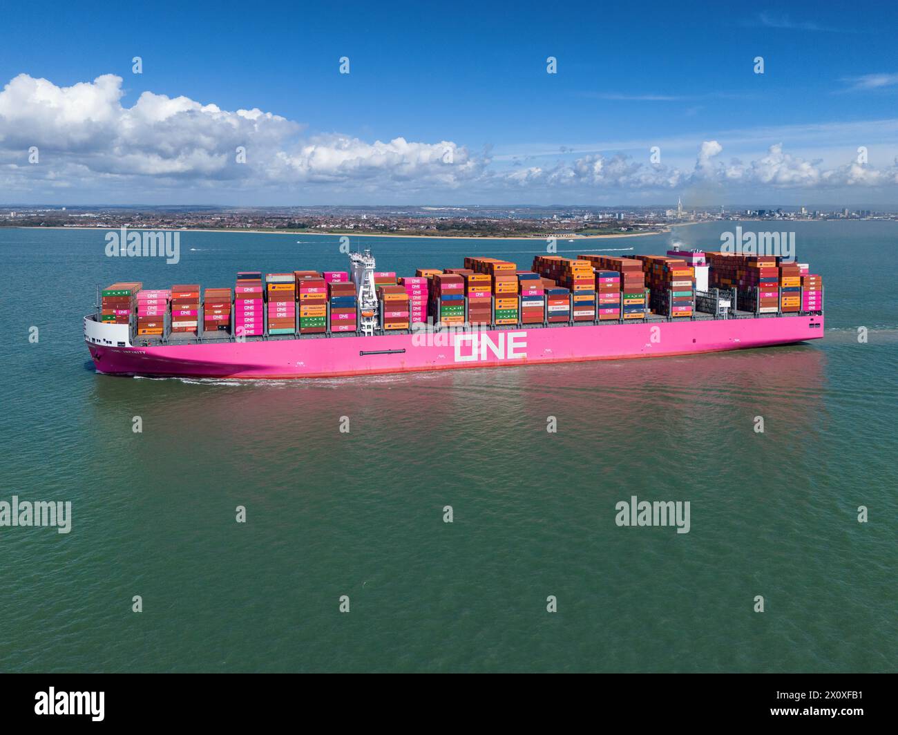 One Infinity is an Ultra-Large Container Carrier operated by Ocean ...