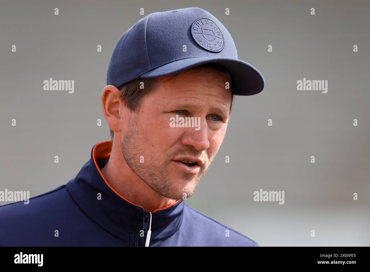 ROTTERDAM, NETHERLANDS - APRIL 14: Headcoach Lucas Judge of SCHC D1 ...