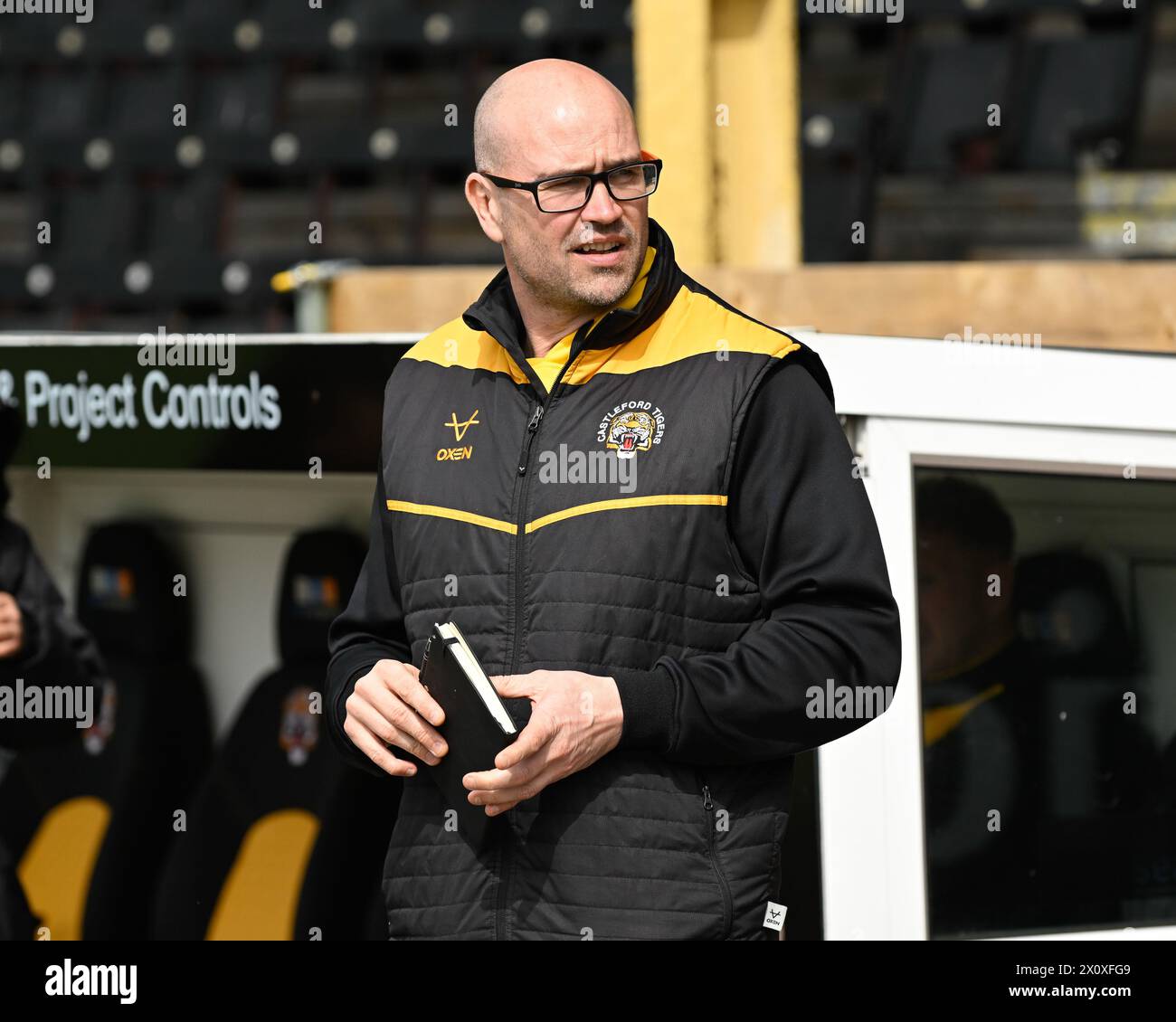 Craig Lingard Head Coach of Castleford Tigers ahead of the Betfred ...
