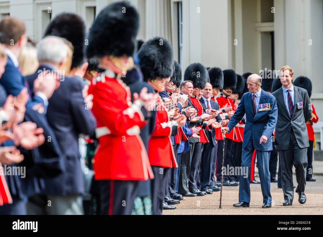 London, UK. 14th Apr, 2024. HRH The Duke of Kent stands down as ...