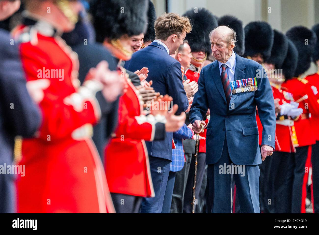 London, UK. 14th Apr, 2024. HRH The Duke of Kent stands down as ...