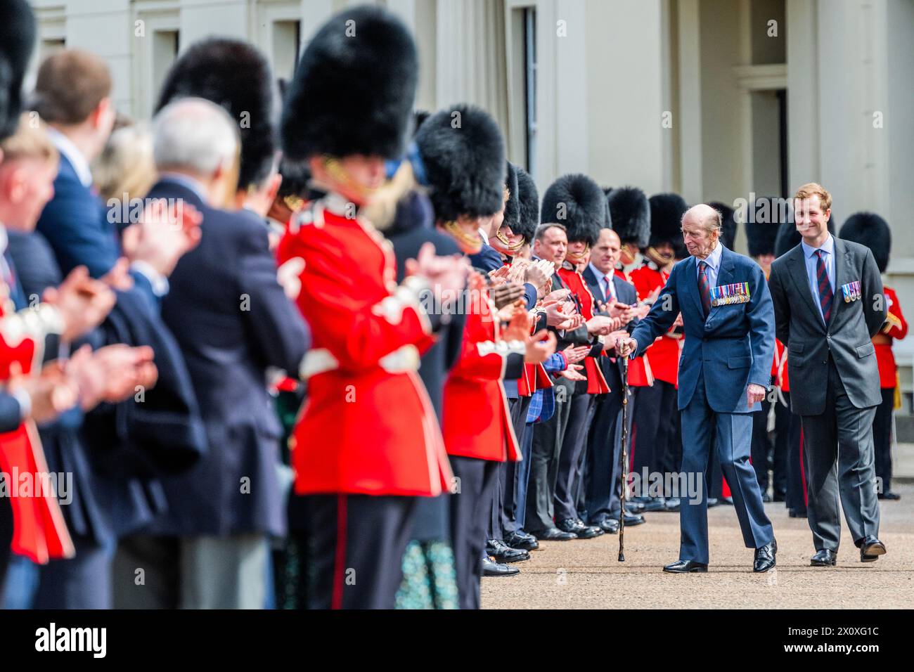London, UK. 14th Apr, 2024. HRH The Duke of Kent stands down as ...