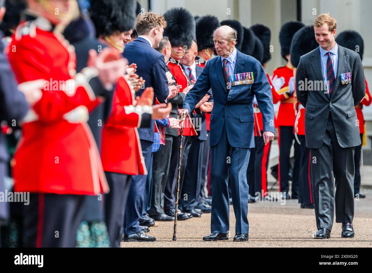 London, UK. 14th Apr, 2024. HRH The Duke of Kent stands down as ...