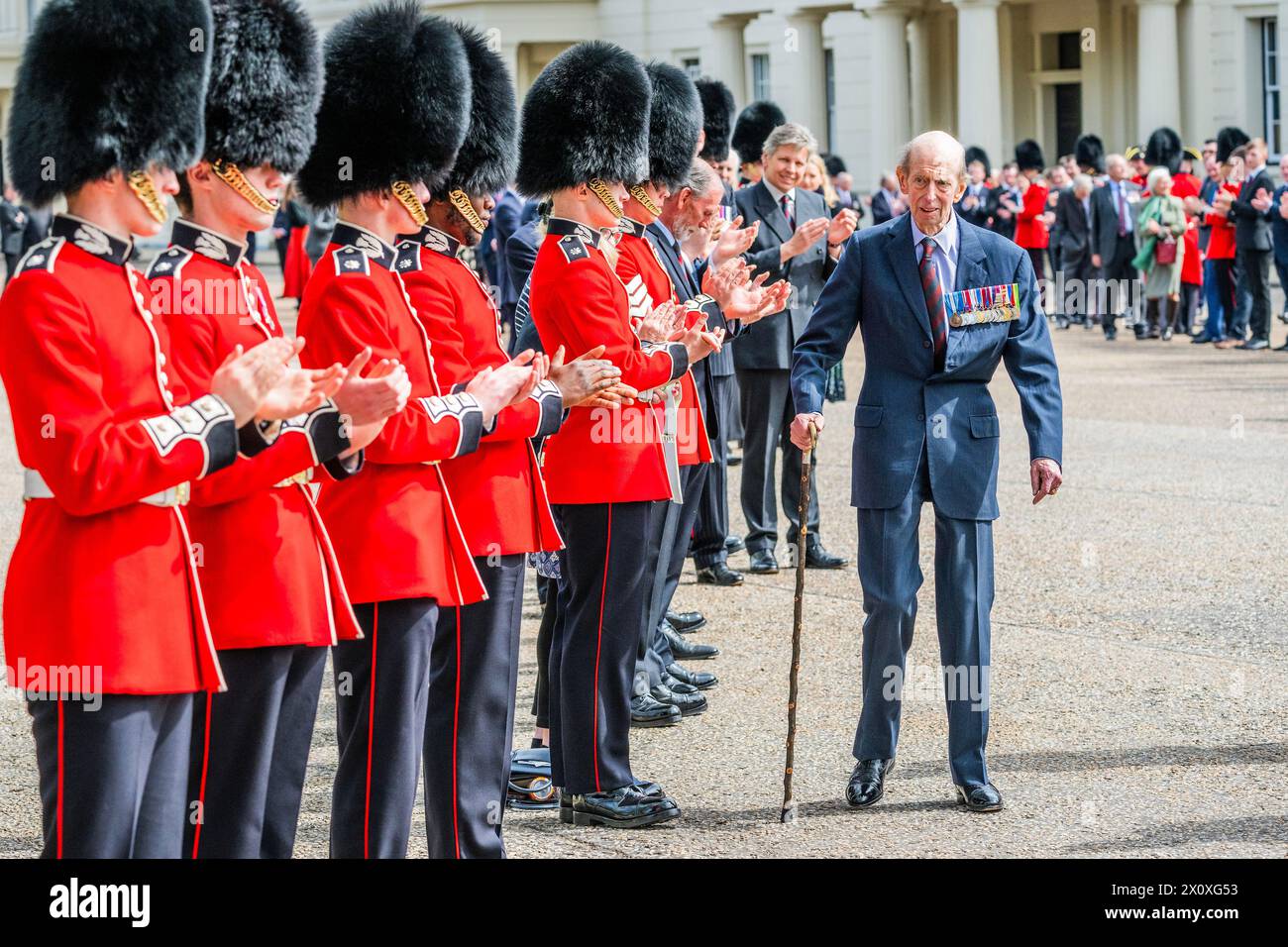 London, UK. 14th Apr, 2024. HRH The Duke of Kent stands down as ...