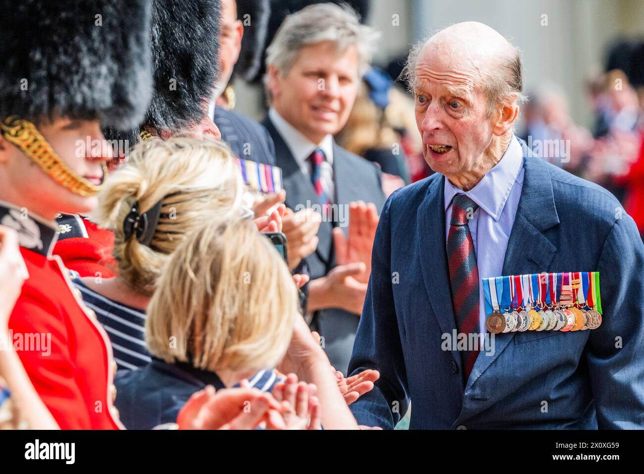 London, UK. 14th Apr, 2024. HRH The Duke of Kent stands down as ...