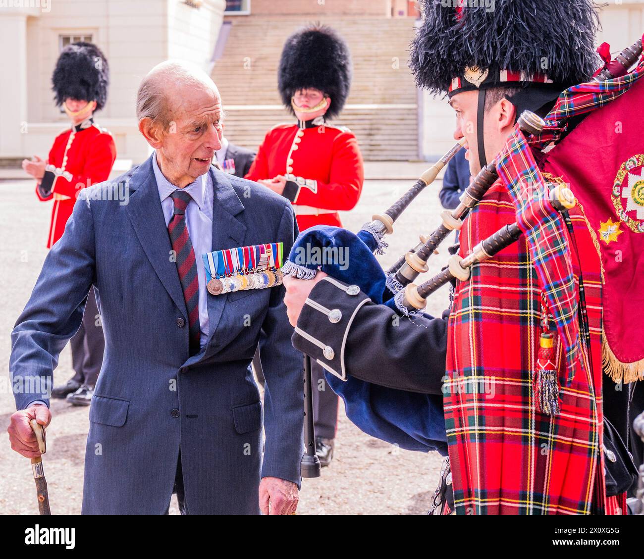 London, UK. 14th Apr, 2024. HRH The Duke of Kent stands down as ...