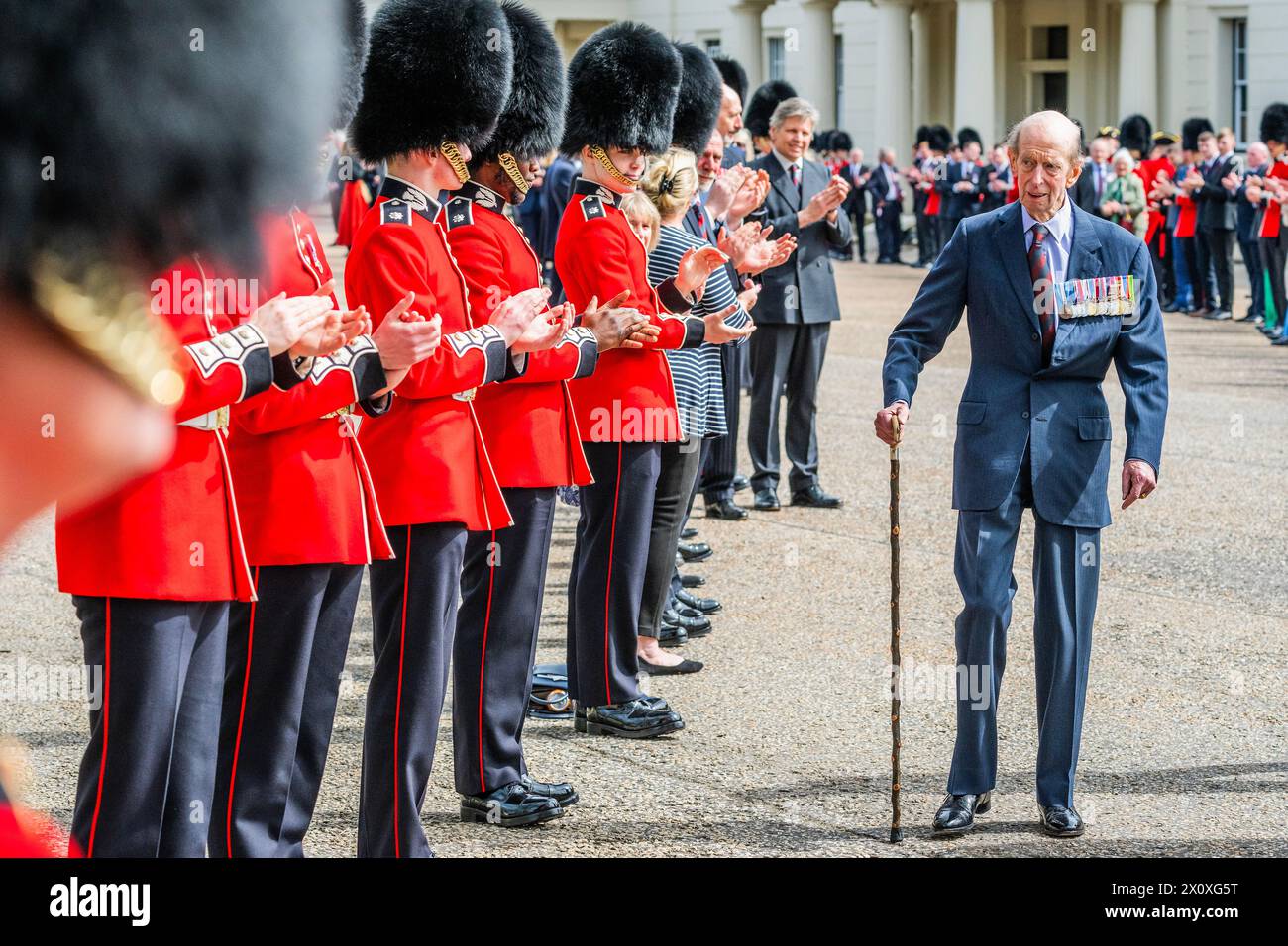 London, UK. 14th Apr, 2024. HRH The Duke of Kent stands down as ...